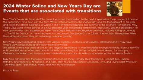 Ricardo Rose On Linkedin Happy Winter Solice Happy New Year