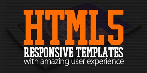 html5 and css3 responsive templates with amazing ux design graphic
