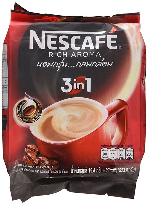 Nescafe 3 in 1 Rich Aroma Instant Coffee 27 Sticks (27x19.4g) free ...