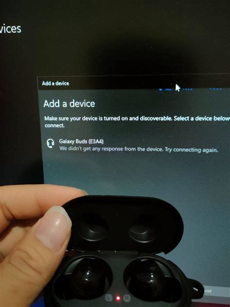 Help Cant Connect To Pc Rgalaxybuds