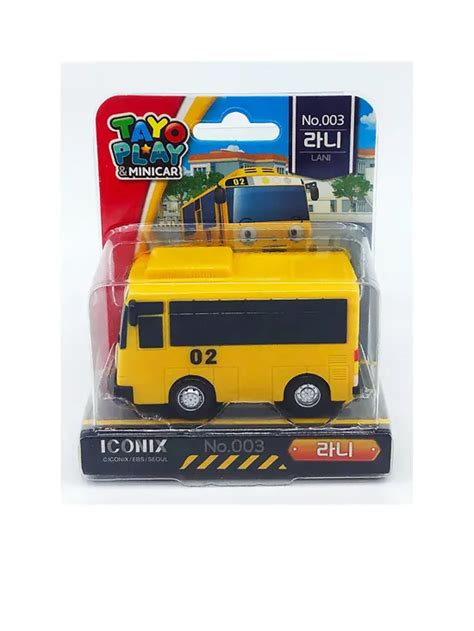 Tayo The Little Bus Vehicle Toy Lani Tayo Play And Mini Car Yellow 20