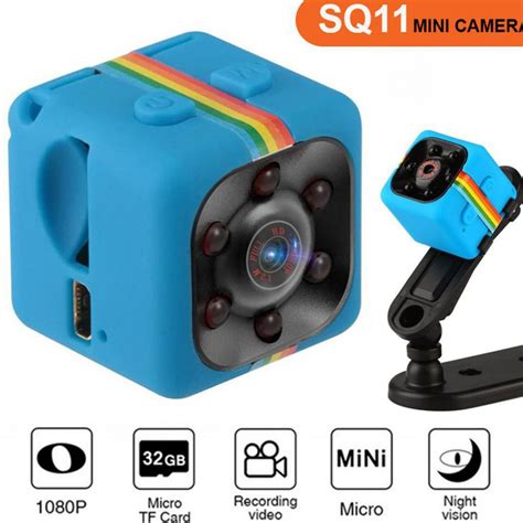 Mini Spy Camera Hd 1080p Mini Dv Factory Security Camera Night Vision Sq11 Lankagadgetshome