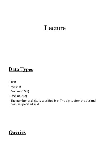 Queries Pdf Sql Computer Programming
