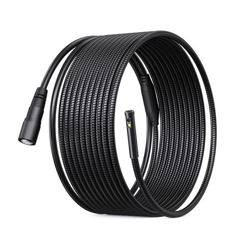 Depstech 16 5ft Gooseneck Camera Cable Replacement For Ds700 7‘ Ips Screen Borescope 1080p Hd