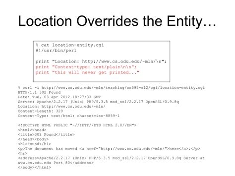 Ppt Cgi Invocation Methods And Header Handling In Web Servers