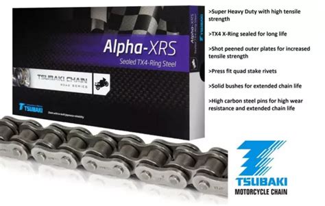 Triumph 1200 Trophy 97 99 Tsubaki Alpha Heavy Duty X Ring Chain 530x110