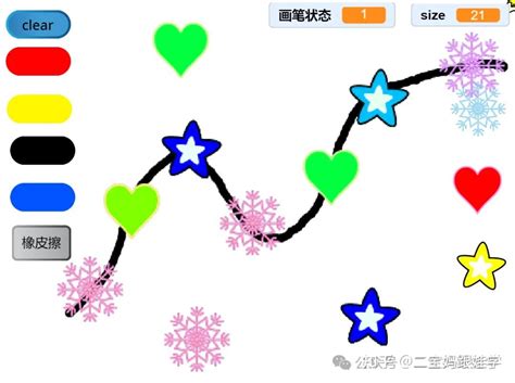 【跟娃学编程】scratch新手教程第19课：图章工具的应用 知乎