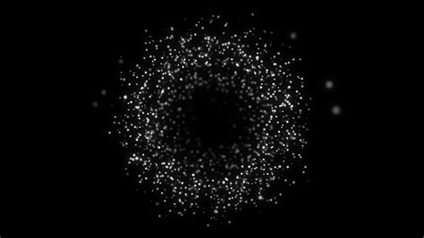 Abstract Glowing Circle With Fractal Shining Particles Stock Video At Vecteezy