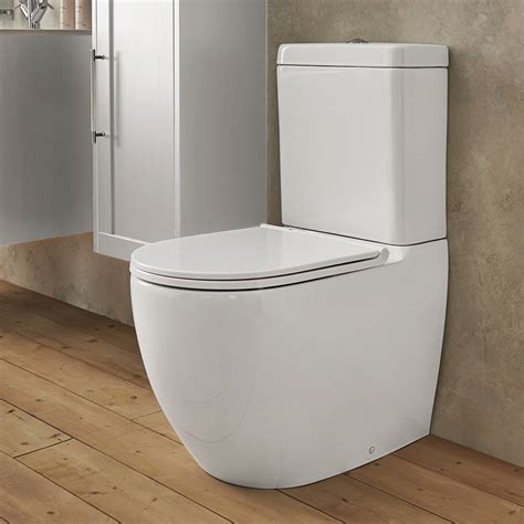 Heritage Stamford Rimless Close Coupled Toilet Soft Close Seat