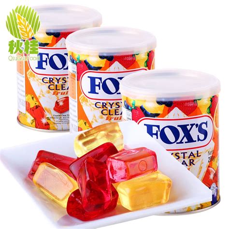 Nestle Nestle Foxs Fox Crystal Sugar 200g 3 Indonesian Imports Integrated Fruit Candy Hard