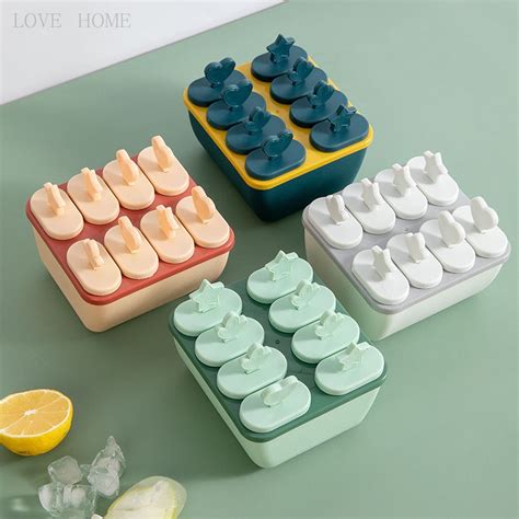 B S Ice Cream Mold Popsicle Diy Homemade Ice Cream Mold Multi Cell