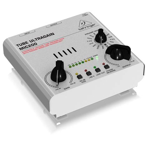 Disc Behringer Mic200 Tube Ultragain Mic Preamp At Gear4music