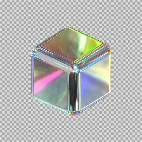 Premium Psd 3d Cube Dynamic Diamond Icon