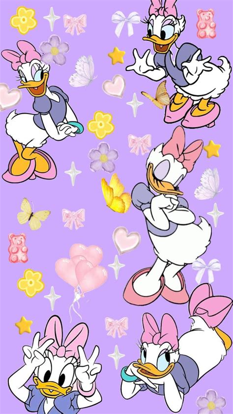 Daisy Duck Disney Characters Wallpaper Disney Cartoons Daisy Duck