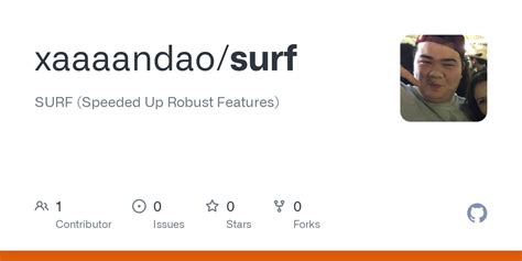 github xaaaandao surf surf speeded up robust features