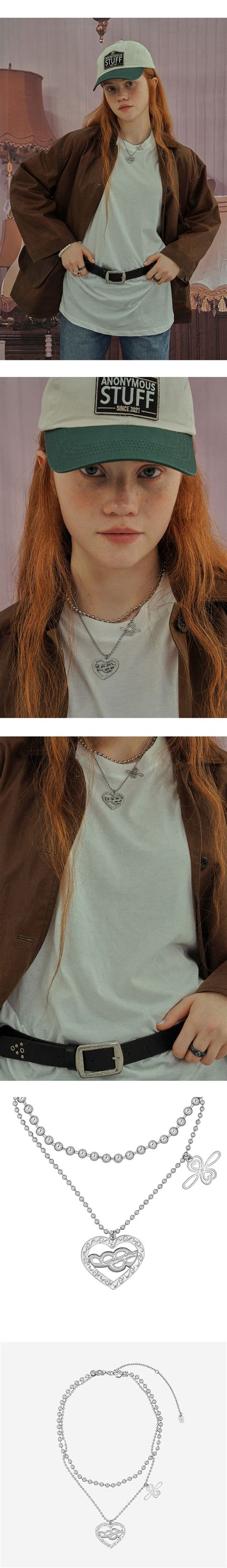 엔프프 웨이브 레이어드 네크리스 Nff Kream