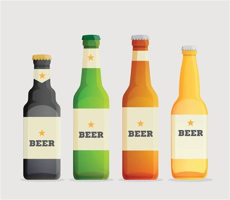 Beer Bottles Vector Art Icons And Graphics For Free Download