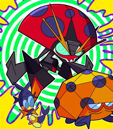 Download Catching Some Pokémon With The New Dottler And Orbeetle Wallpaper