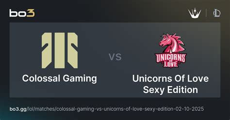 Colossal Gaming Vs Unicorns Of Love Sexy Edition League Of Legends