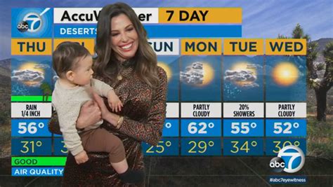 Abc7s Leslie Lopez Is Interrupted In An Adorable News Blooper Abc7