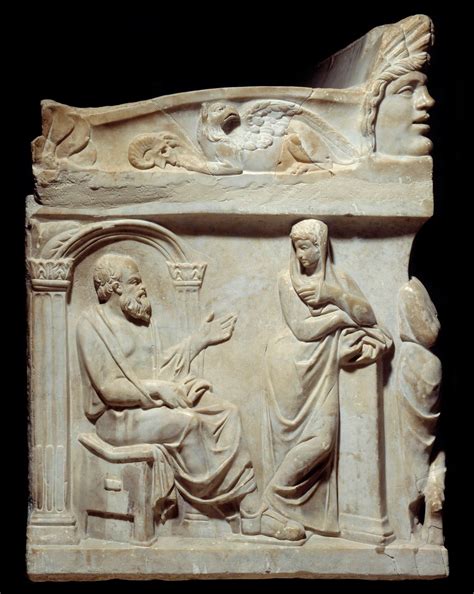 Roman Antiquity Sarcophagus Of The Muses This Sarcophagus Is Adorned