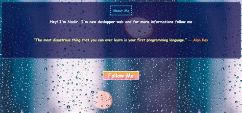 GitHub Nadirsdj My Card