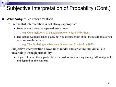 Ppt Subjective Probability Powerpoint Presentation Free Download