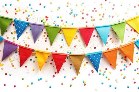 Colorful Bunting Decorations Images Free Download On Freepik