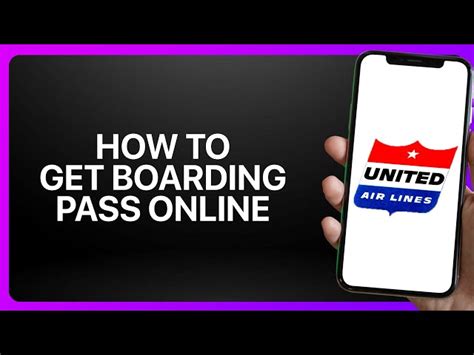 United Airline Boarding Pass