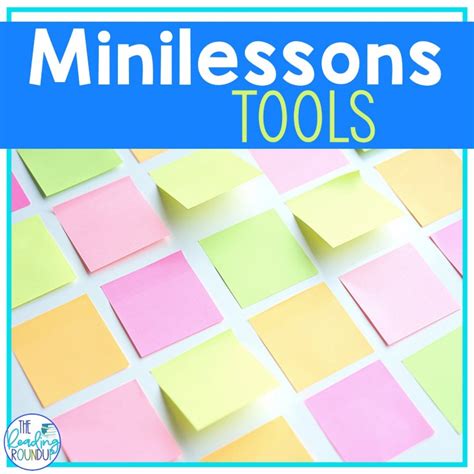The Essential List Of Reading Mini Lesson Tools The Reading Roundup