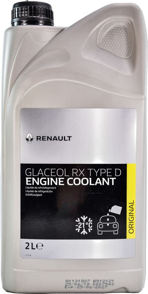 Renault Glaceol RX Type D Coolant 2 л (7711428129) - купить антифриз и ...