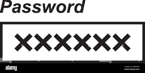 Password Logo Design Vector Illustration Stock Vector Image And Art Alamy