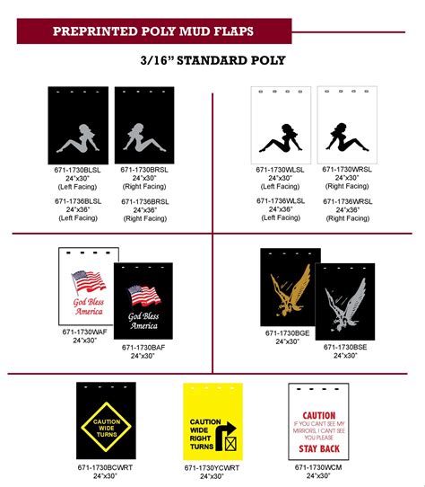 Poly Mud Flaps Great Lakes Mud Flaps