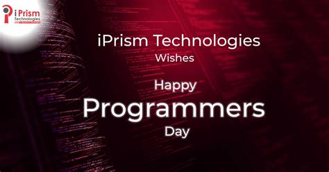 Iprism Technologies On Linkedin Iprismtech Programmersday Codersday