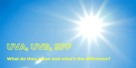 Spf Uva Uvb What Do They Mean And Whats The Difference Uncover Skincare