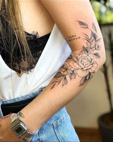 Floral Arm Tattoo