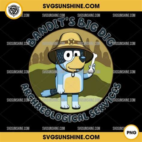 Bluey Bandit Heeler PNG Bandit Heeler Archaeological Services PNG