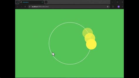 Html Css Animation Html Css Orbit Animation Youtube