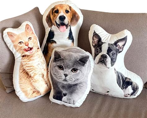 Cuspilo Personalized Dog Pillow Custom Shaped Pillow With