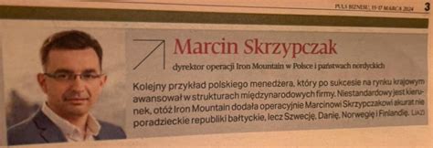 Nasz Absolwent Marcin Skrzypczak Awansuje Wysoko Polsko Amerykańska