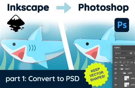 Inkscape Photoshop Convert SVG To PSD With Editable Vector Bayu Studio