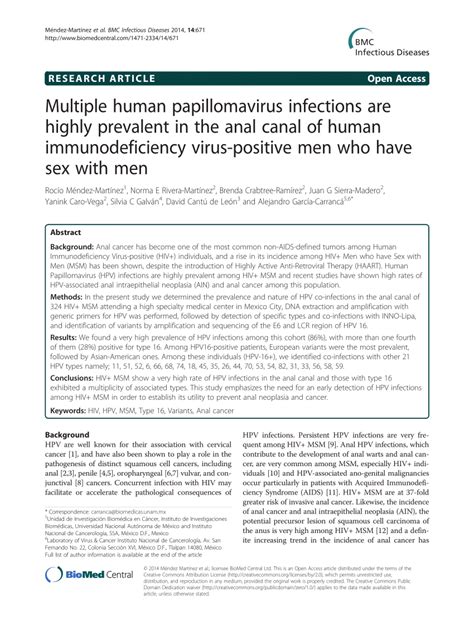Pdf Multiple Human Papillomavirus Infections Are Highly Prevalent In