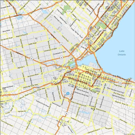Map Of Hamilton Ontario Gis Geography