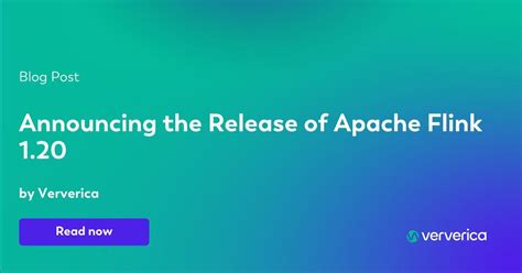 Announcing The Release Of Apache Flink 120