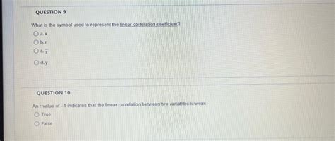 Solved Linear Correlation Attempts To Explain The Strength Chegg