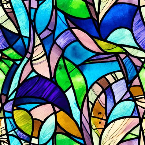 Magical Stained Glass Pattern · Creative Fabrica