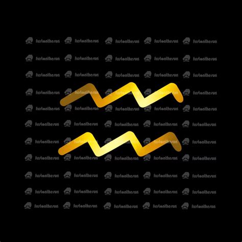 Stockfoto Sternzeichen Wassermann Astrologisches Symbol