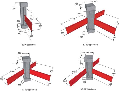 Stereogram Of T Shaped Src Column Steel Beams 3d Specimens Download