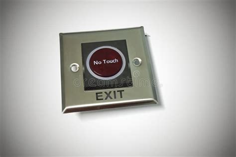 A No Touch Sensor For Automatic Doors Stock Image Image Of Sensor