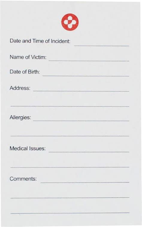 Incident Report Notepad Lawson Products